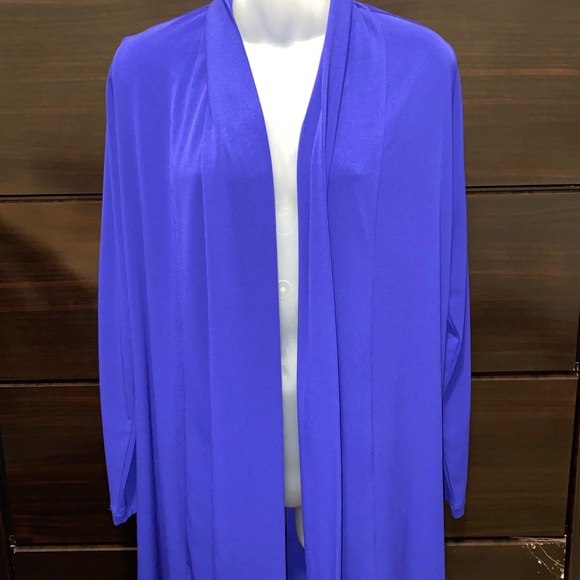 Calvin Klein | Tops | Calvin Klein Indigo Shawl | Poshmark